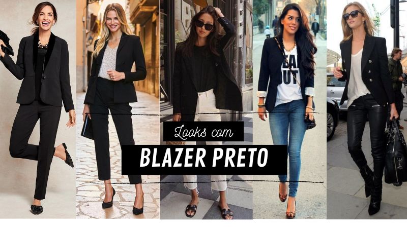 Look com Blazer Preto - Look Lover
